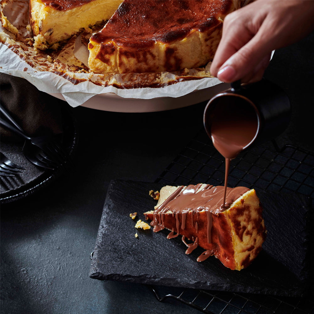 San Sebastian Cheesecake at 350 AED - Sisi's Eatery